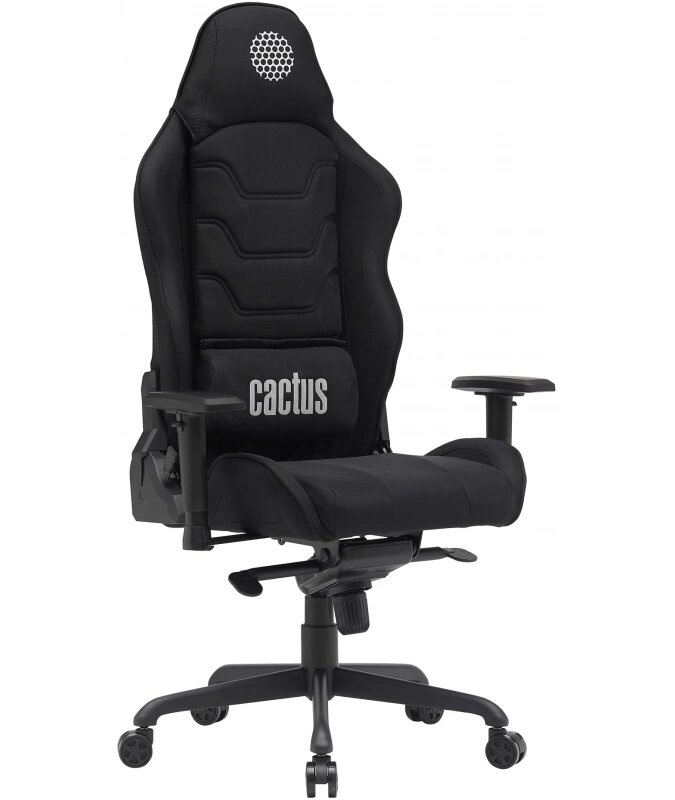 Кресло Cactus CS-CHR-MC04-BBK, обивка: ткань, цвет: черный