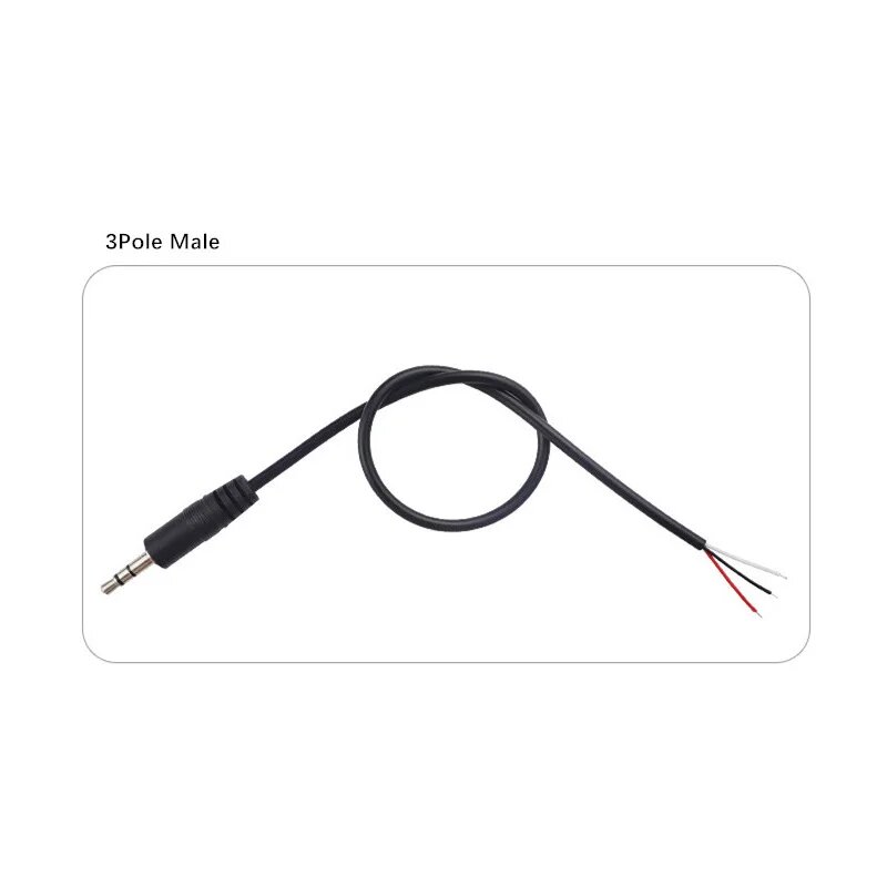Аудиоудлинительный кабель FVJVYE 3,5 мм 0,3 м 1 м 3pole male 3pin, 1m