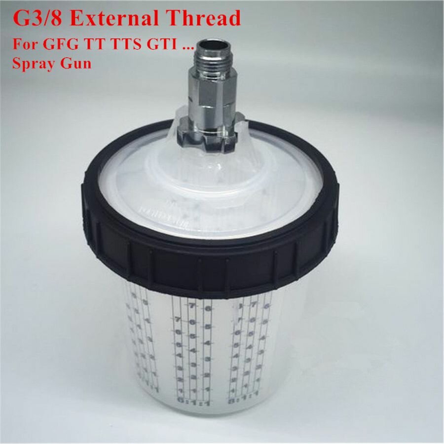 Для адаптера распылителя с внешней резьбой g3/8 с комплектом чашки для краски объемом 600 мл