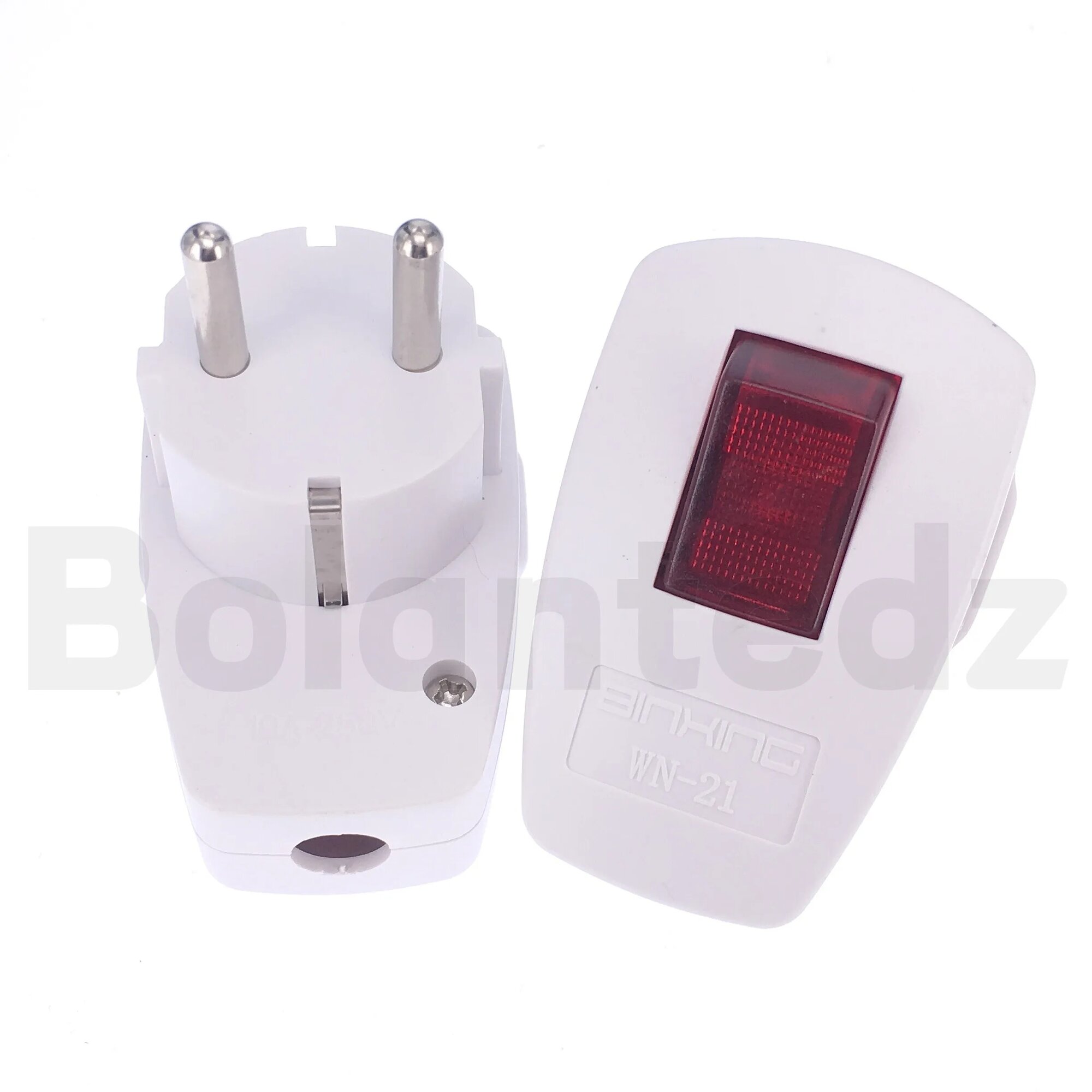 Белый международный адаптер для штепселя Bolantedz