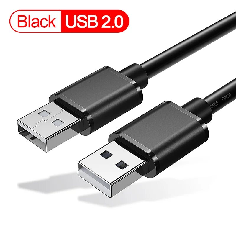 Essager кабель-удлинитель USB 3.0 2m, USB 2.0 Balck