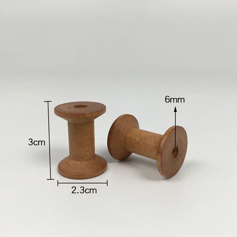 Деревянные катушки для вышивки