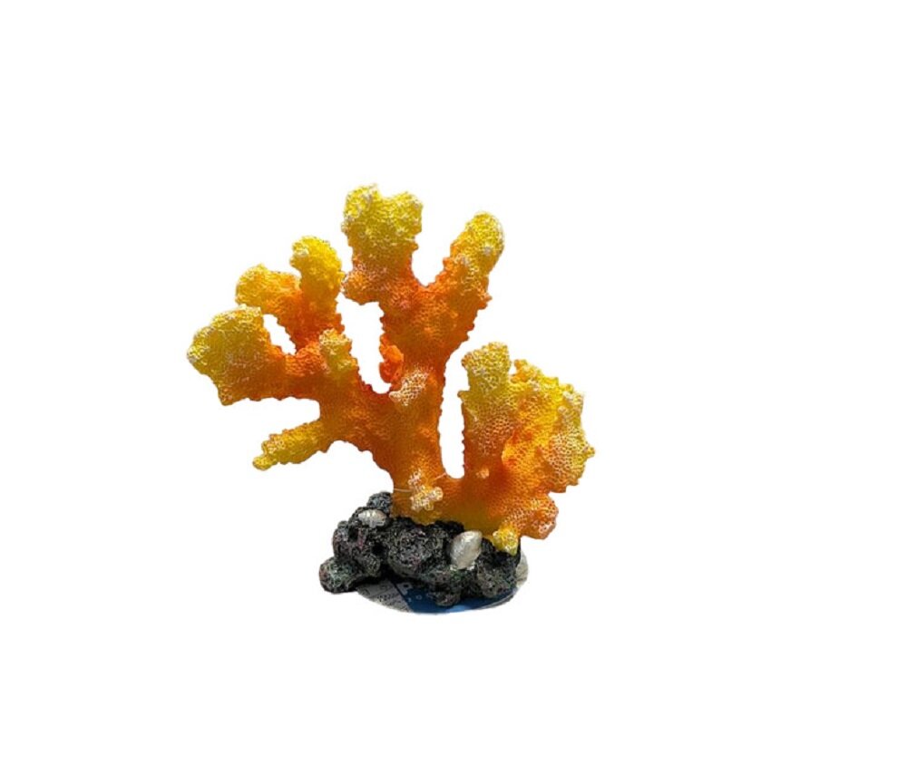 Декорация Prime "Акропора оранжевая" 14х8,5х13,5см