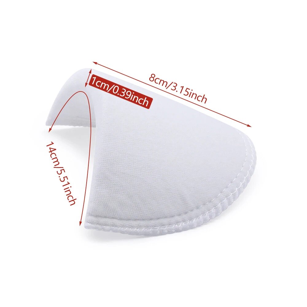 Подплечники пенопластовые белые, 14x8 см, size A White