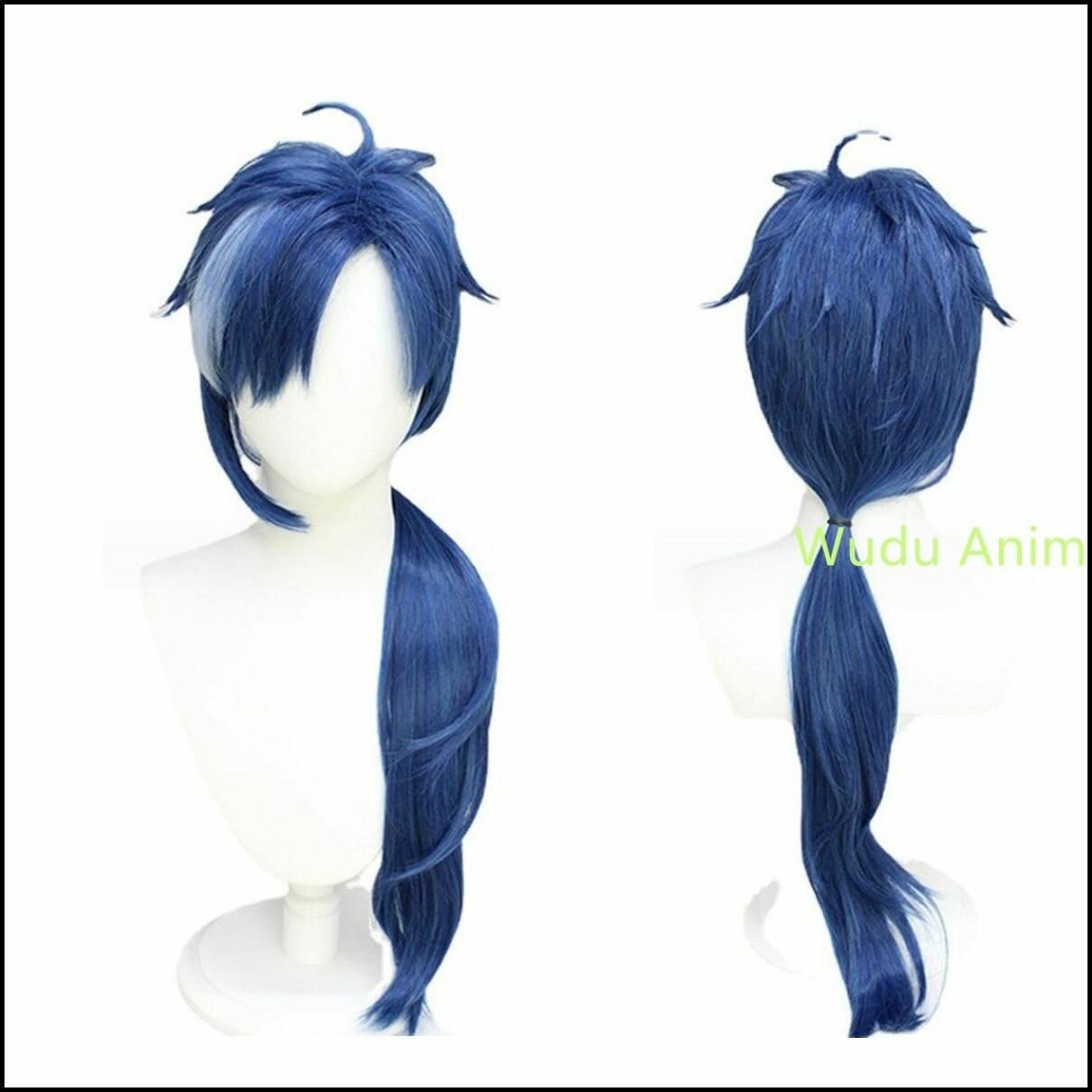 Anime Manga Game Genshin Impact Kaeya Halloween Carnival Party Cosplay Wig мультфильм аниме косплей парик -sz