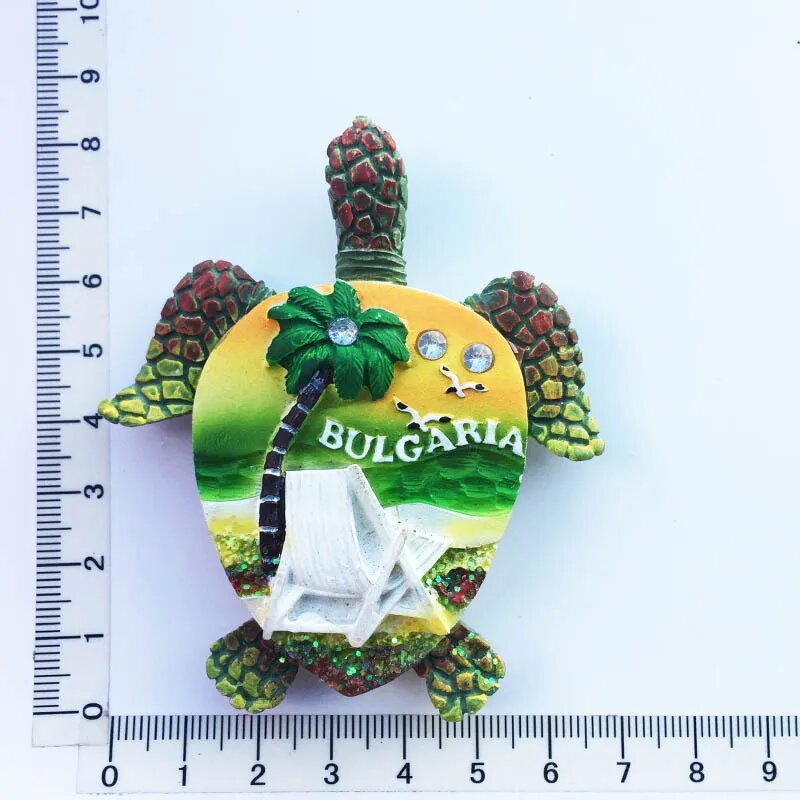 Туристический магнит Болгария ручной работы 5