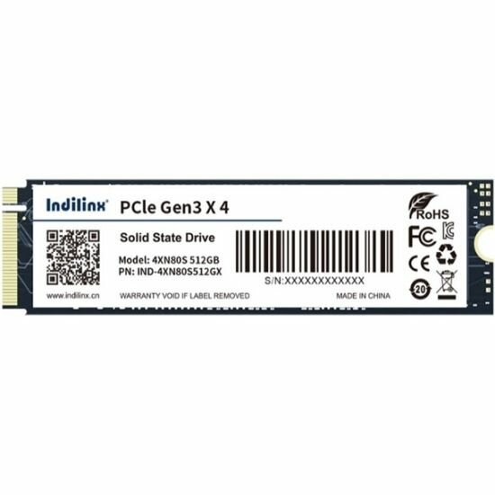 Внутренний SSD-диск Indilinx 512Gb M.2 2280 NVME PCI-E (IND-4XN80S512GX)