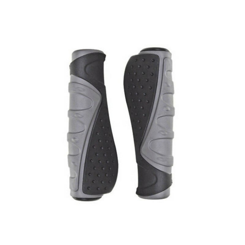 Эргономичные грипсы для велосипеда Clarks CL301. Цвет: Черный-серый