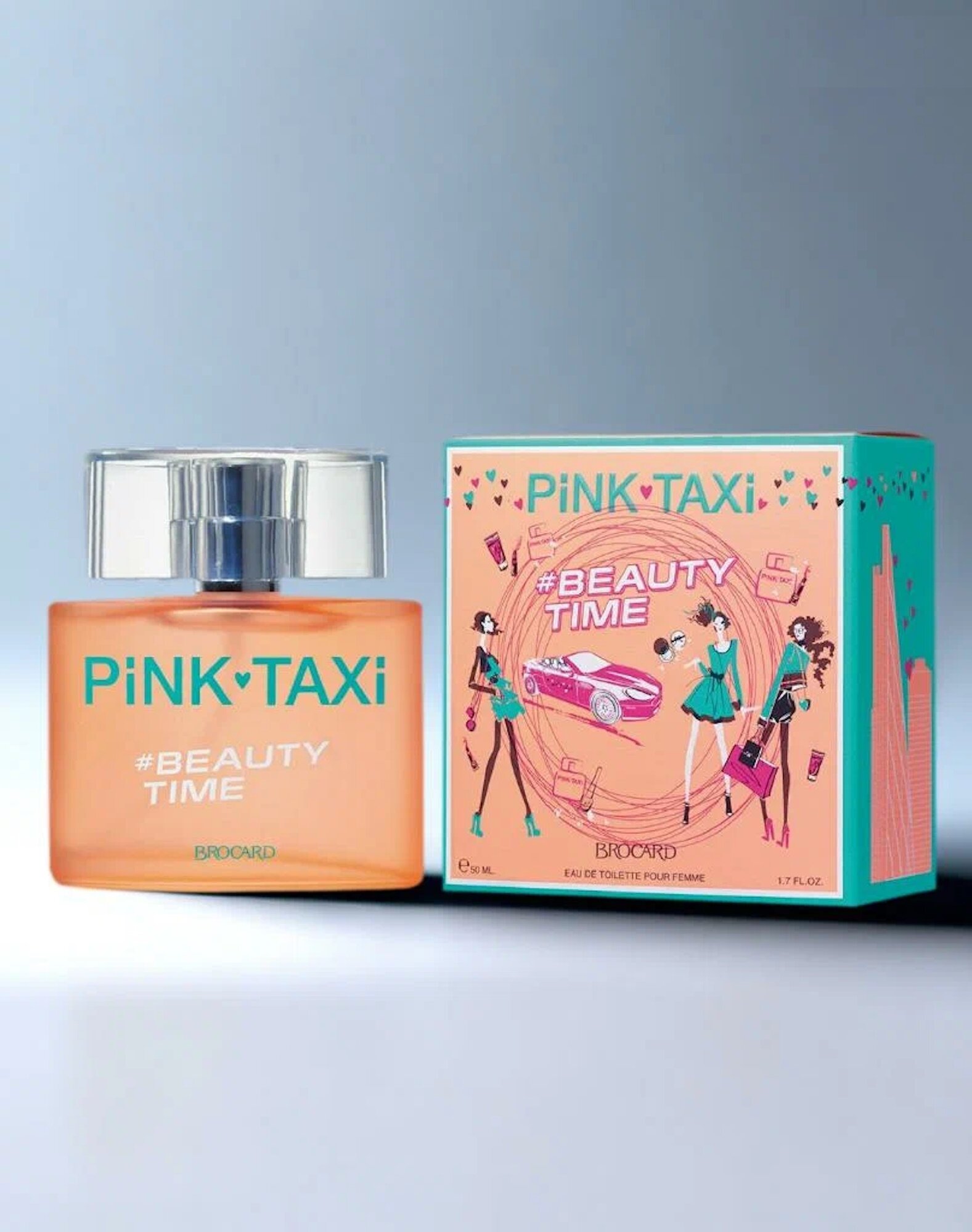 Brocard. Туалетная вода женская Pink Taxi Beauty Time, 90 мл