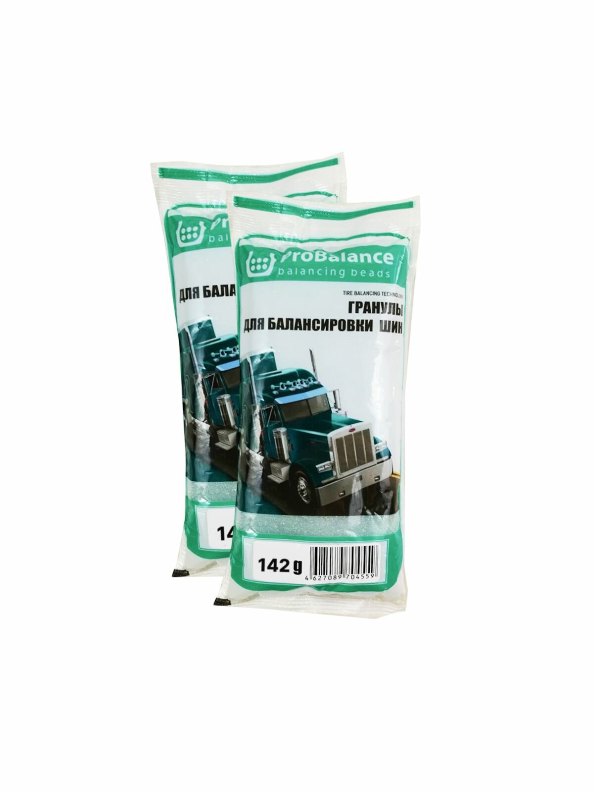 Груз для балансировки колес, грузовых шин гранулят 2шт по 142 гр / Гранулы балансировочные 2х142 гр. ProBalance