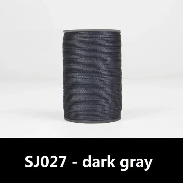 Восковая нить Tepoztec для кожи, 63 цветов 0.45 mm Diameter, Серый, SJ027 - dark gray