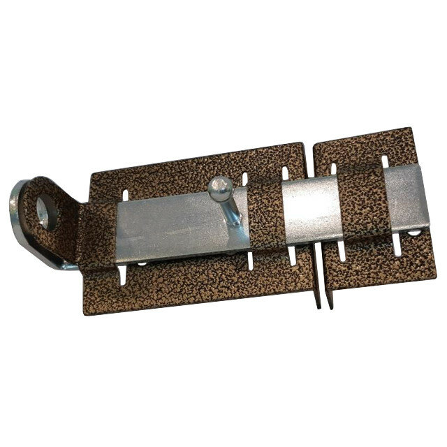 Засов воротный 175 мм антик бронзапрочное запирание ворот и калиток для наружных ворот