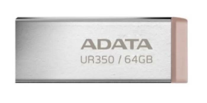 Флеш Диск A-DATA 64GB UR350 UR350-64G-RSR/BG USB3.2, серебристый