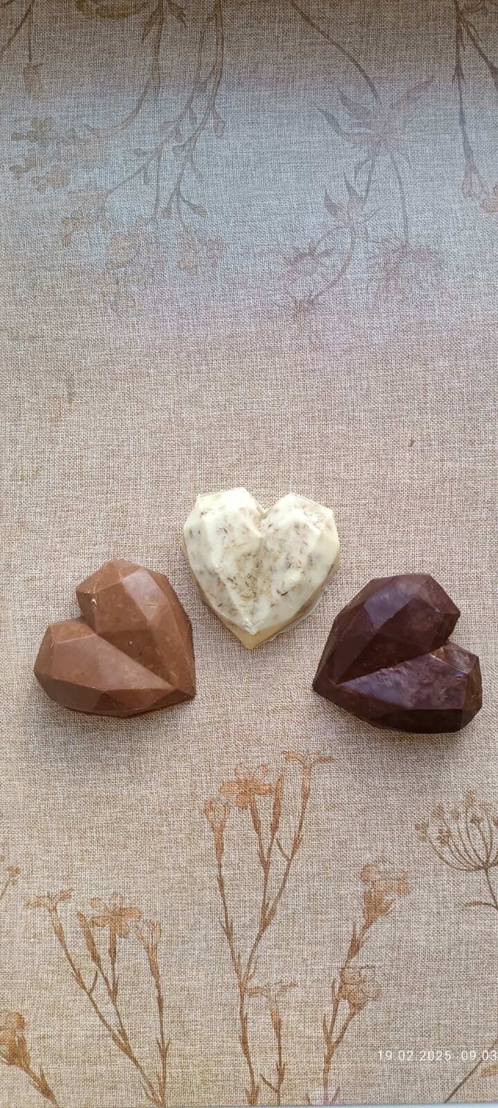 Конфеты дубайский шоколад ручной работы , ассорти 3 шт.