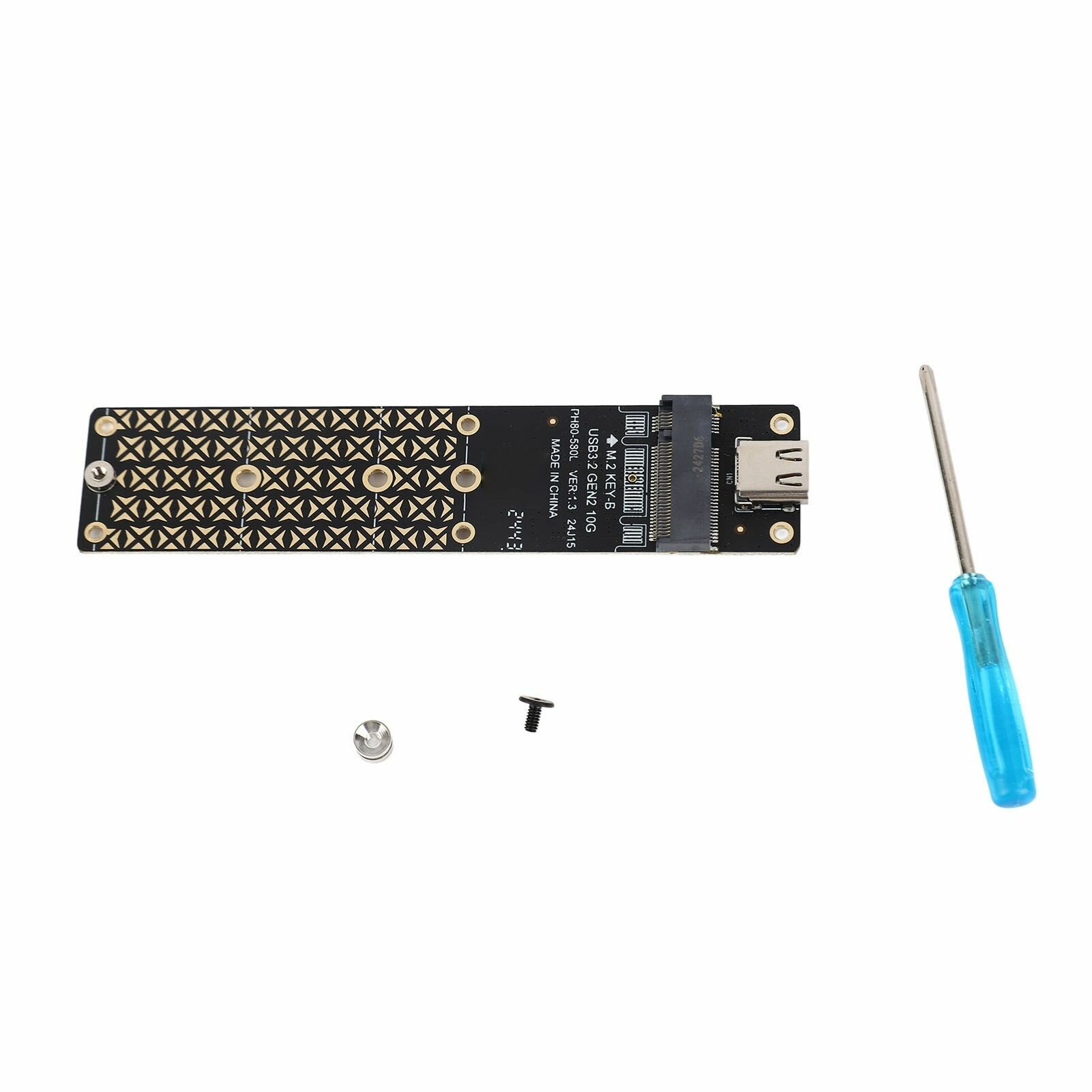 M.2 USB3.2 Type-C 10 Гбит/с, B-Key SATA, 2230-2280, адаптер SSD