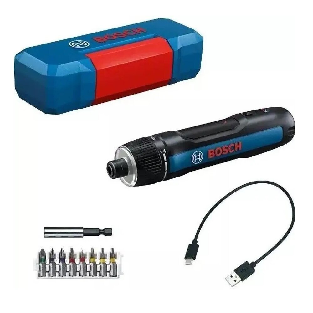 Аккумуляторная отвертка Bosch GO 3, кейс 06019h2201