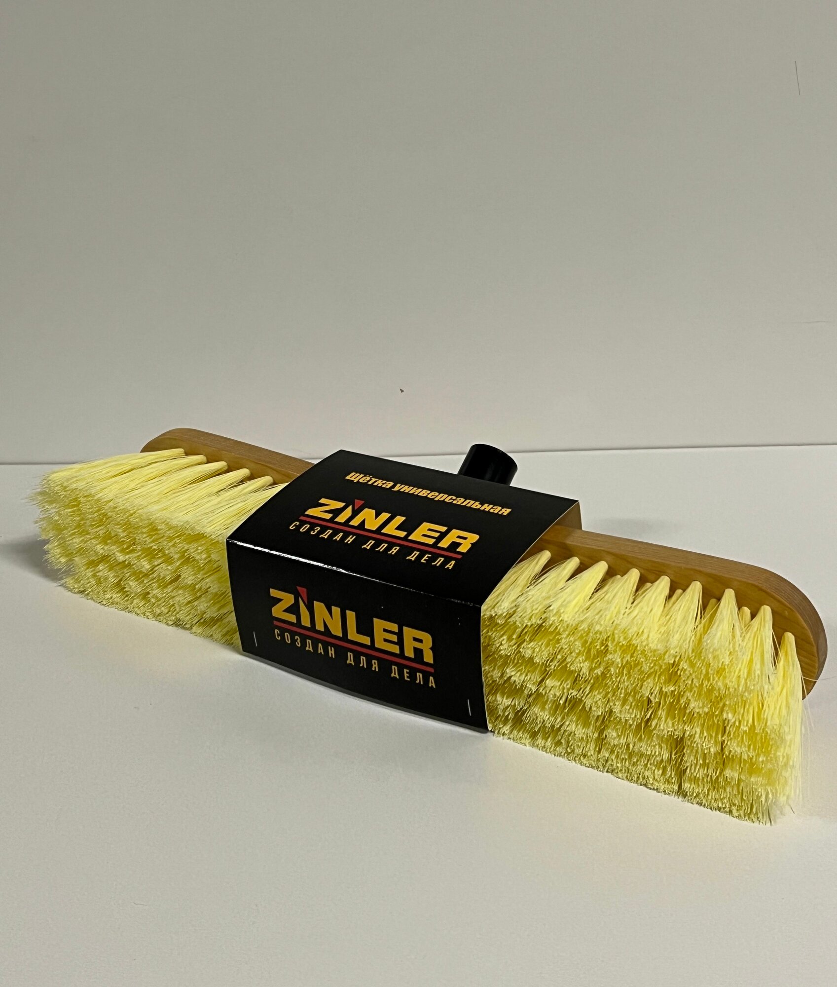 Щётка для пола ZINLER, для дома 400 мм, премиум, белый ворс