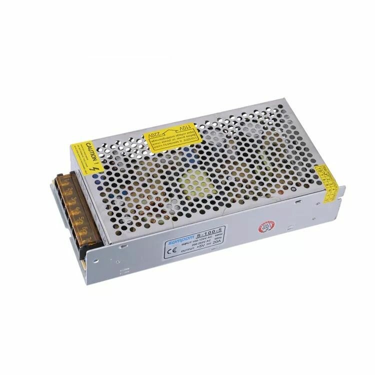 Блок питания 5V 20A 100W, источник питания S-100-5