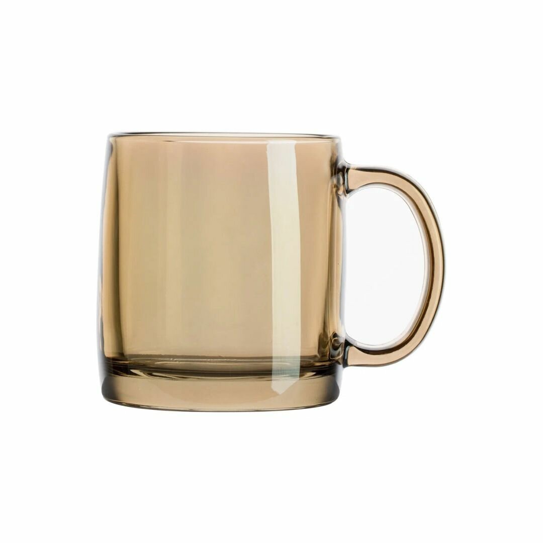 Кружка Luminarc нордик Золотой Мед 380 мл Набор 2 кружки Стекло Высота 8см Диаметр 9см Чашки