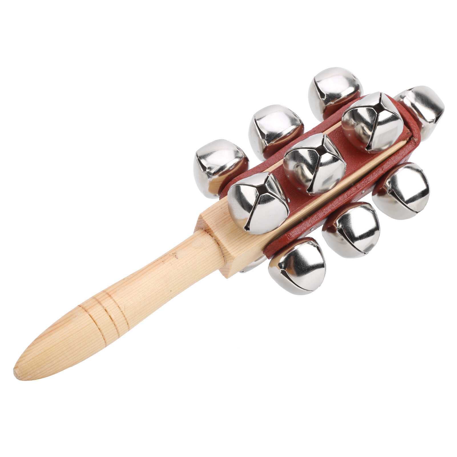 Деревянный ручной колокольчик-палка, музыкальный инструмент, игрушка для детских вечеринок и праздников