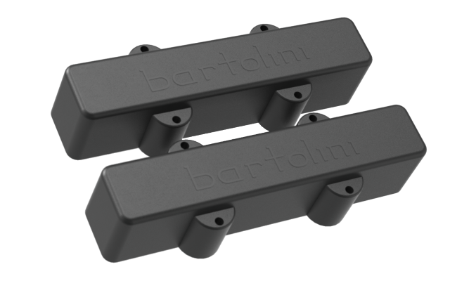 Комплект звукоснимателей для 4-струнной бас-гитары J-Bass Bartolini 9CBJS L1/S1, черные, Classic Bright Voice, Single Coil, Neck and Bridge Set Bartolin
