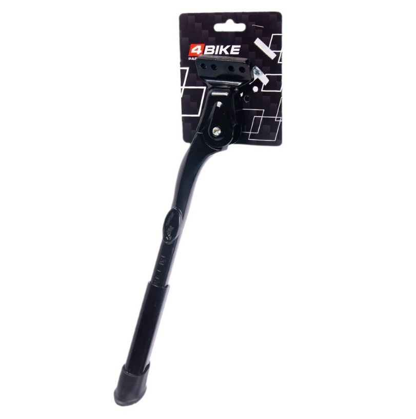 Подножка велосипедная 4Bike ARV000109, алюминий, для 24”-28”, черный ARV000109
