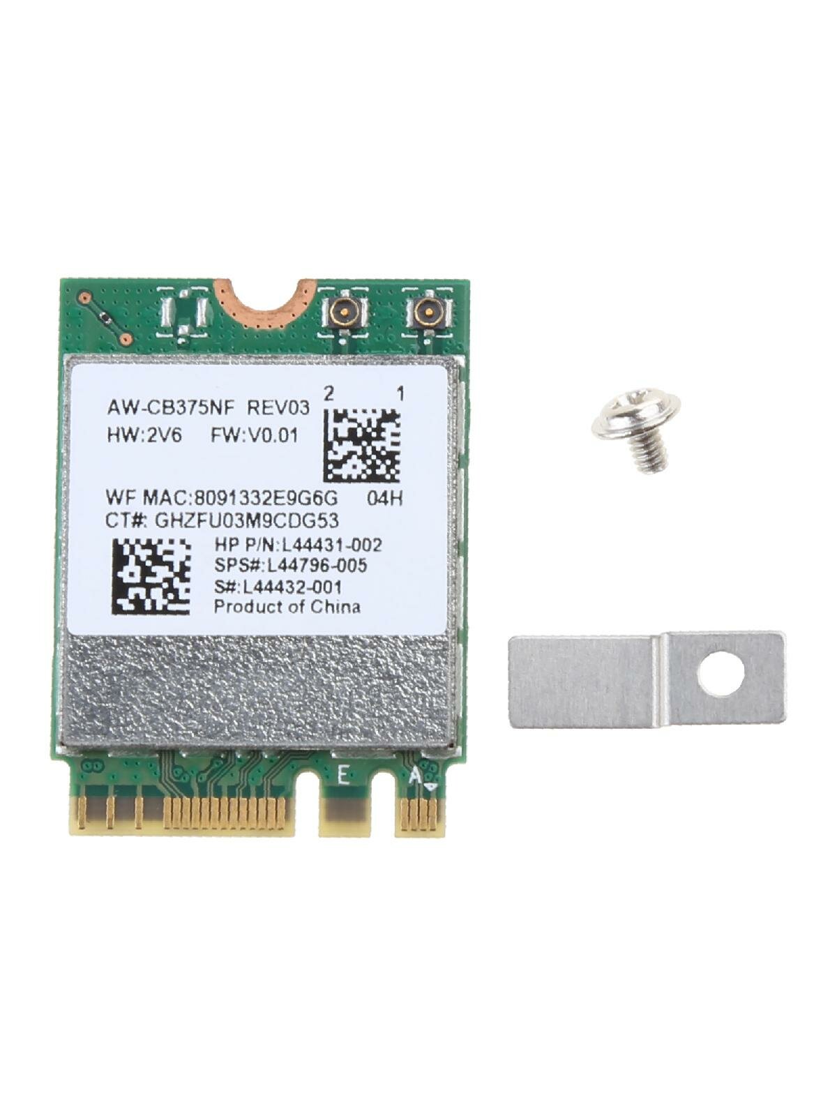 RTL8822CE 1200Mbps 2.4G/5Ghz 802.11AC WiFi Card Network Adapter Mini PCIE Bluetooth5.1 Support Laptop/PC Windows10/11