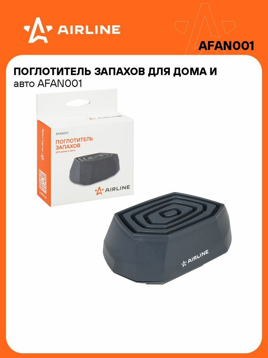 Поглотитель 2 шт запаха и влаги для дома и автомобиля AIRLINE AFAN001
