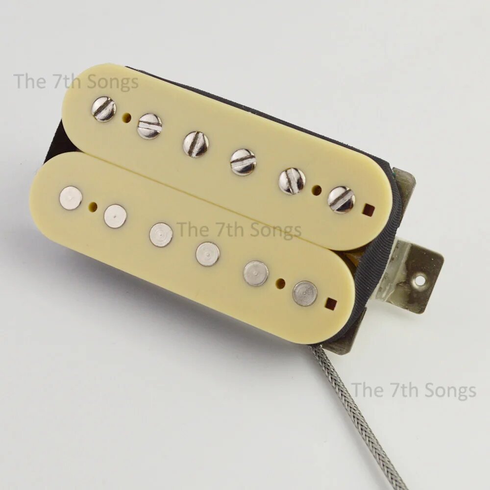 1959 PAF G **son Alnico 4 Alnico 5 Humbucker LP Звукосниматель для электрогитары с простой эмалированной проволокой, расстояние 49,2 мм, 2 провода, плетеный Leadd