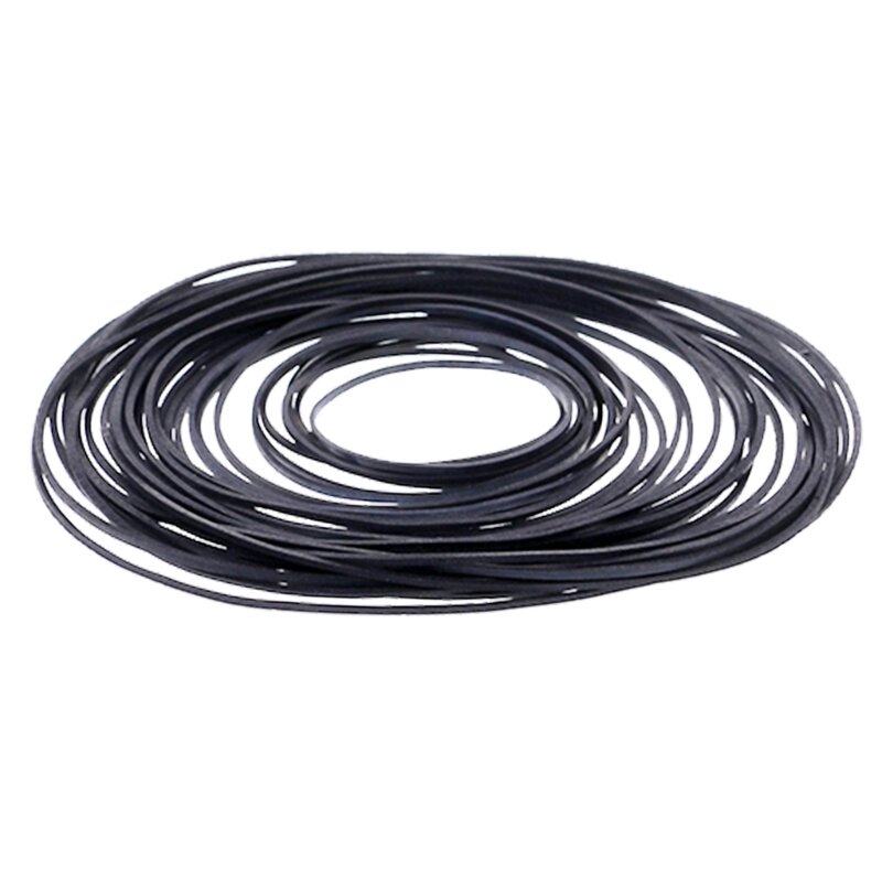 1 Set 1mm Cassette Tape Machine Belts 40-135mm Fold Length for DVD Recorders