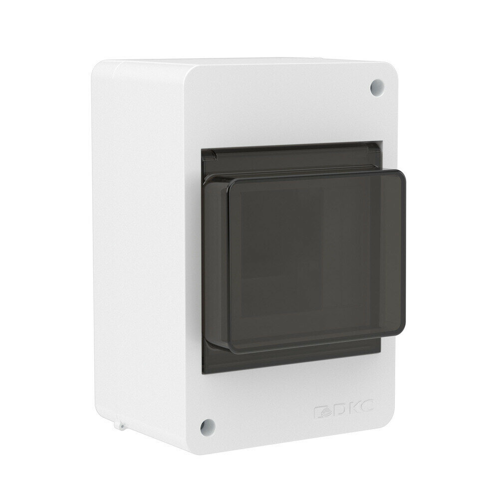 Щит распределительный навесной DKC Frame ЩРН-П пластиковый IP40 140,3х93,8х86,2 мм 4 модуля непрозрачная дверь