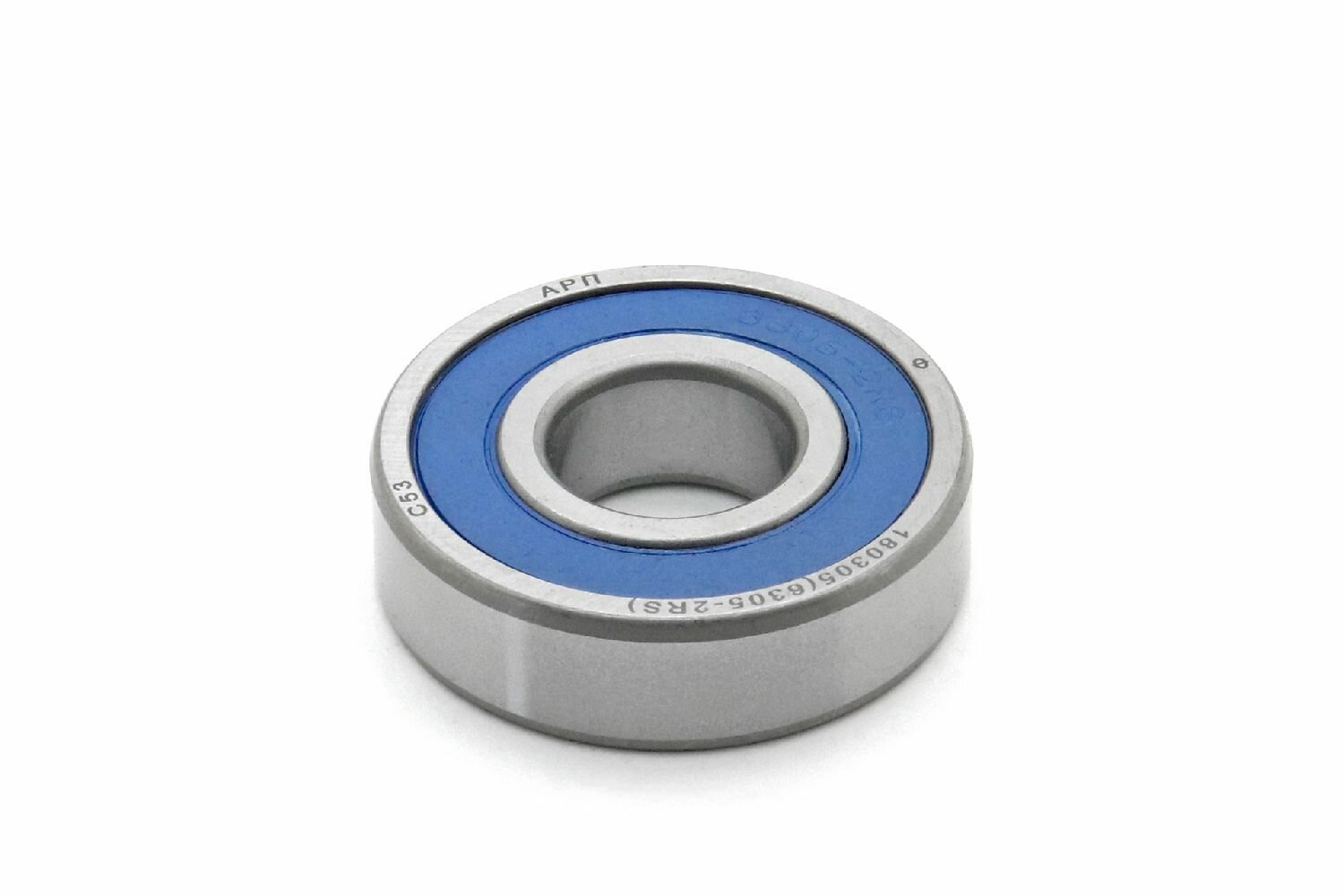 Подшипник 180305 (арт.6305-2RS) закрытый (Россия, завод)