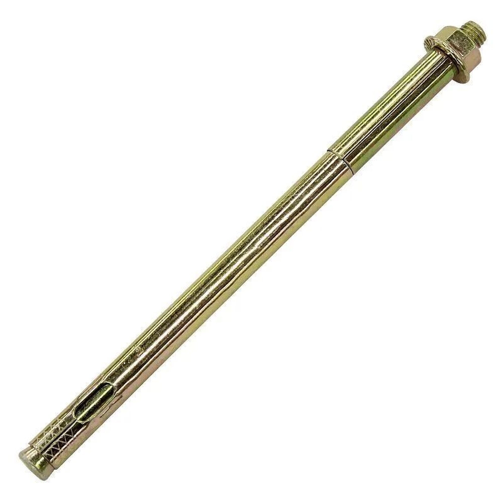 Болты анкерные Шпунтик, сталь, оцинкованные, с гайкой, 16х65 мм, 20 шт