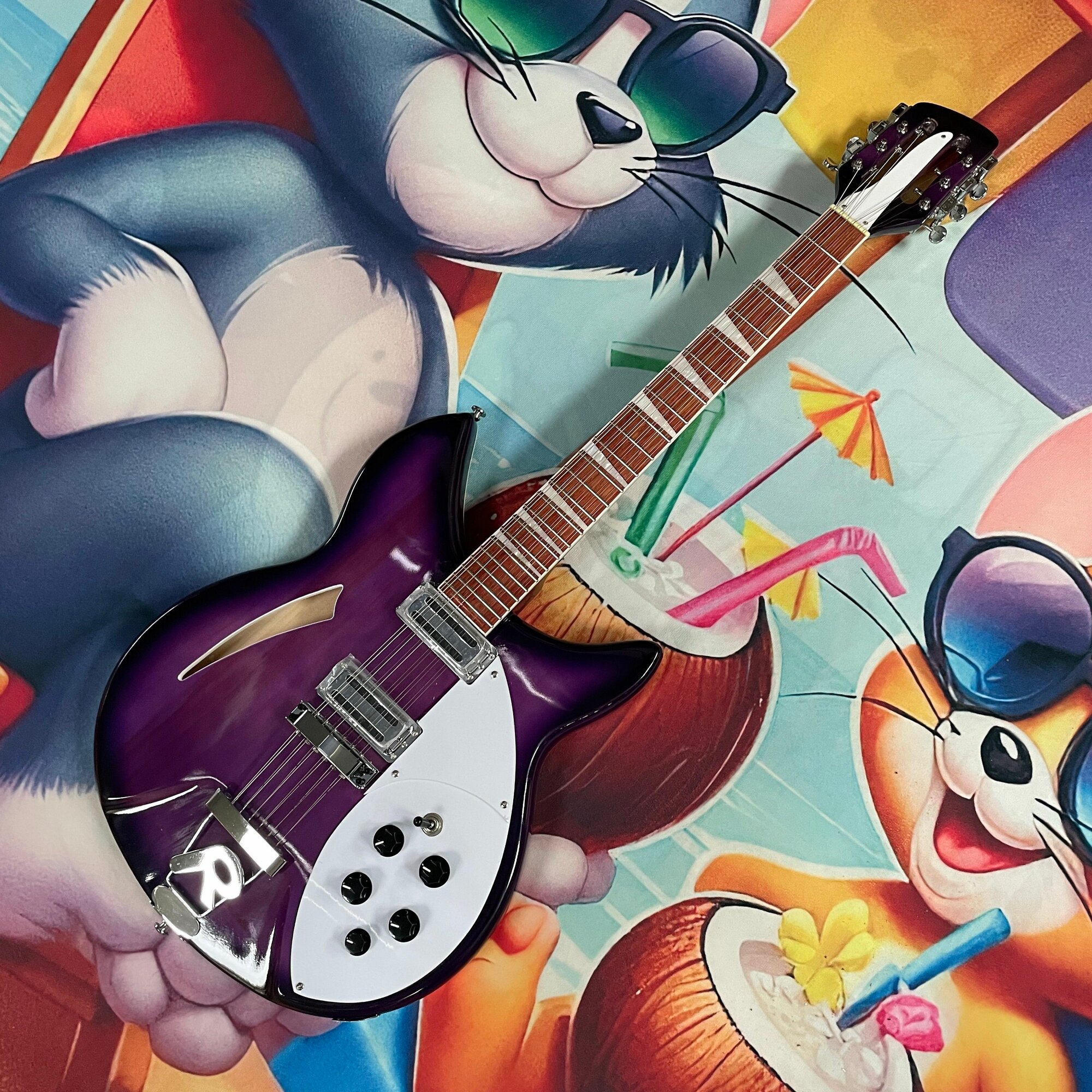 Электрогитара Rickenbacker 6-струнная/12-струнная 12-струнная, корпус Махагони