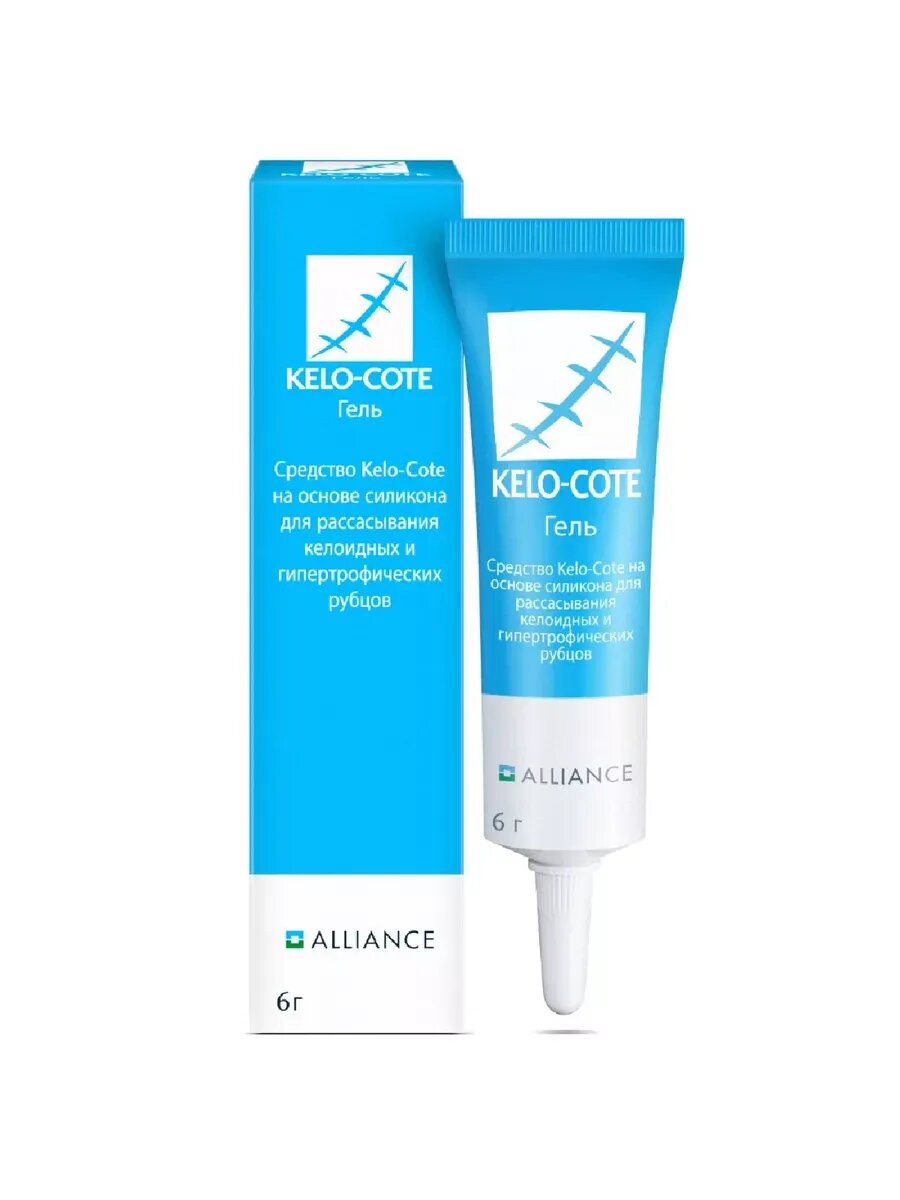 Гель кело-кот, для рассасывания келоидных и гипертрофических рубцов, 6 гр.