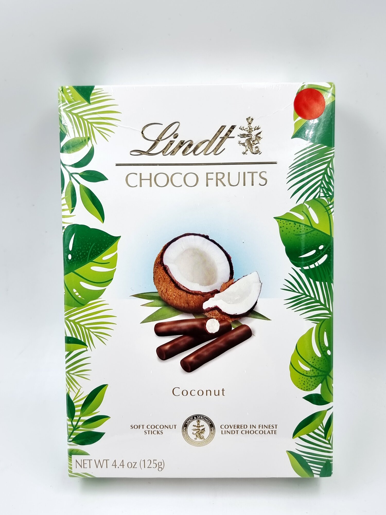 Кокосовые палочки в шоколаде Lindt Choco Fruits Coconut Sticks 125 г (Австрия)