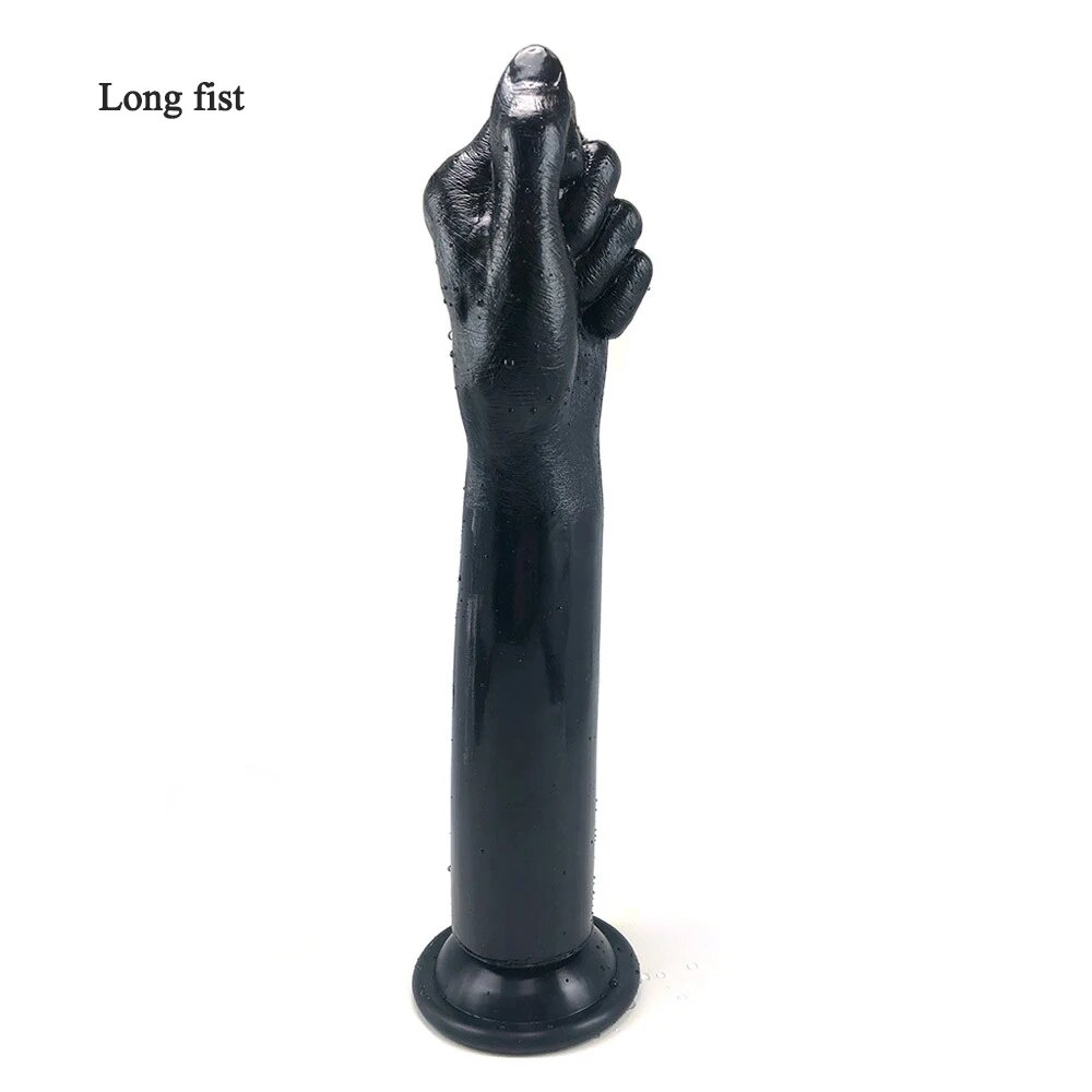Черная секс-игрушка Long fist