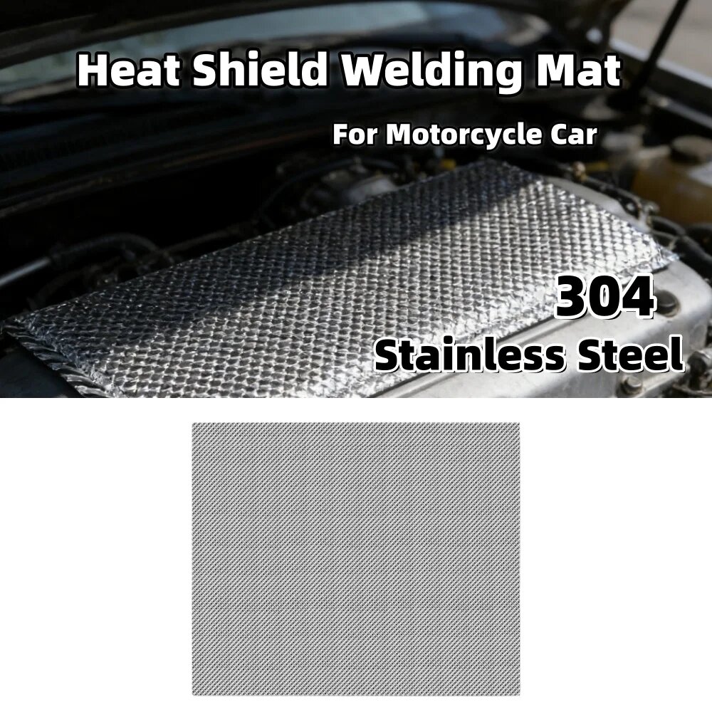 Термозащитный экран из тисненого алюминия для автомобиля, термозащитный рукав для выхлопной системы двигателя, термозащитный экран для турбонагнетателя и выпускного коллектора, сварочный коврик