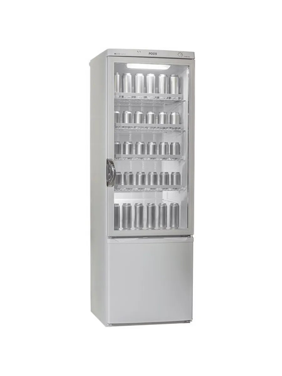 Холодильник Pozis RK-254 белый, двухкамерный, 340 л (260 л/80 л), 445 кВт·ч/год, дверь стекло