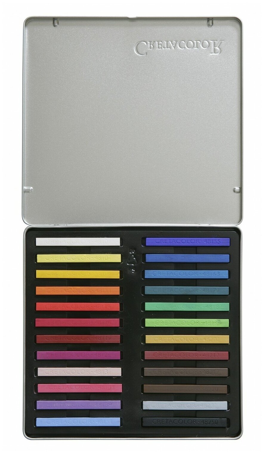 Сухая пастель CretacoloR Набор необоженной сухой пастели PASTEL CARRE, 24 цвета