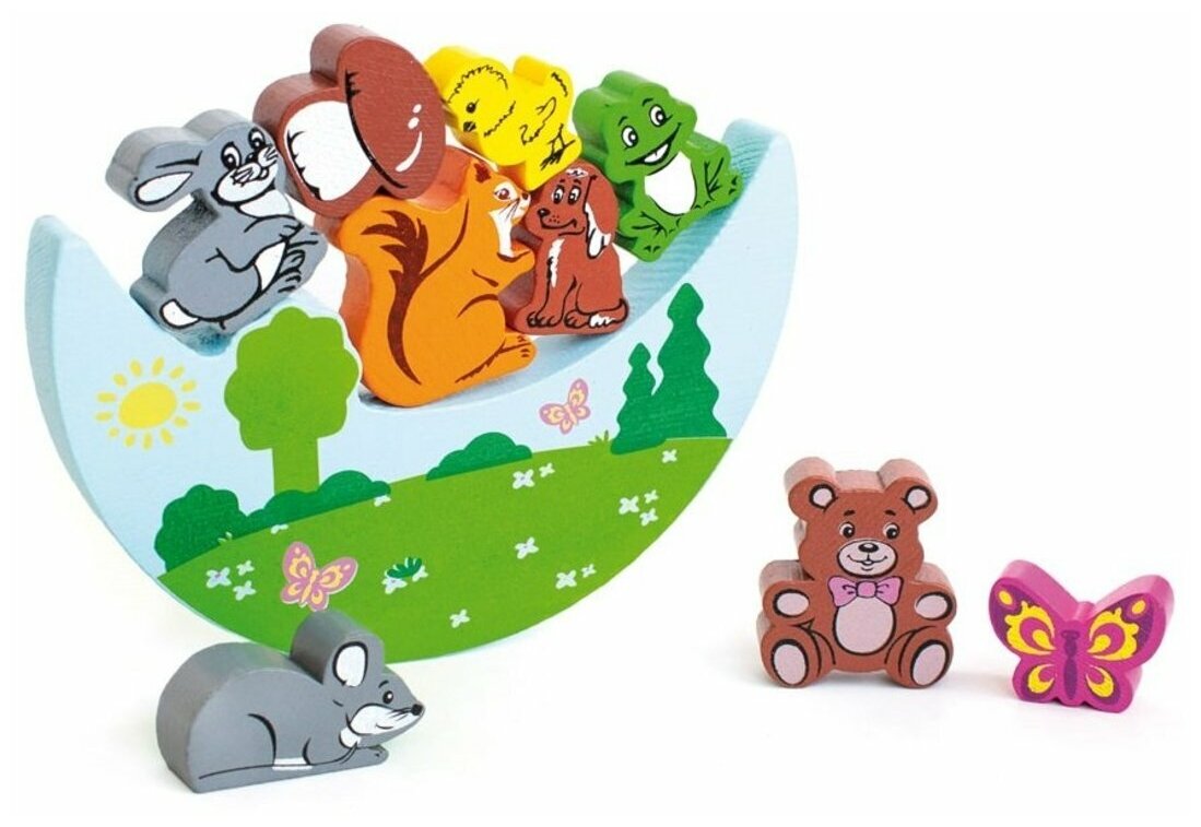 Собирайка Балансир Томик Животные, 11 деталей 1-11