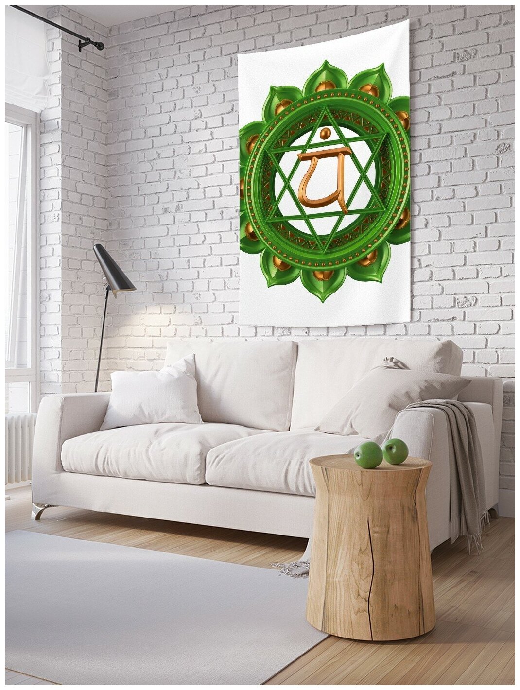 Вертикальное фотопанно JoyArty на стену "Обозначение чакры", 150x200 см