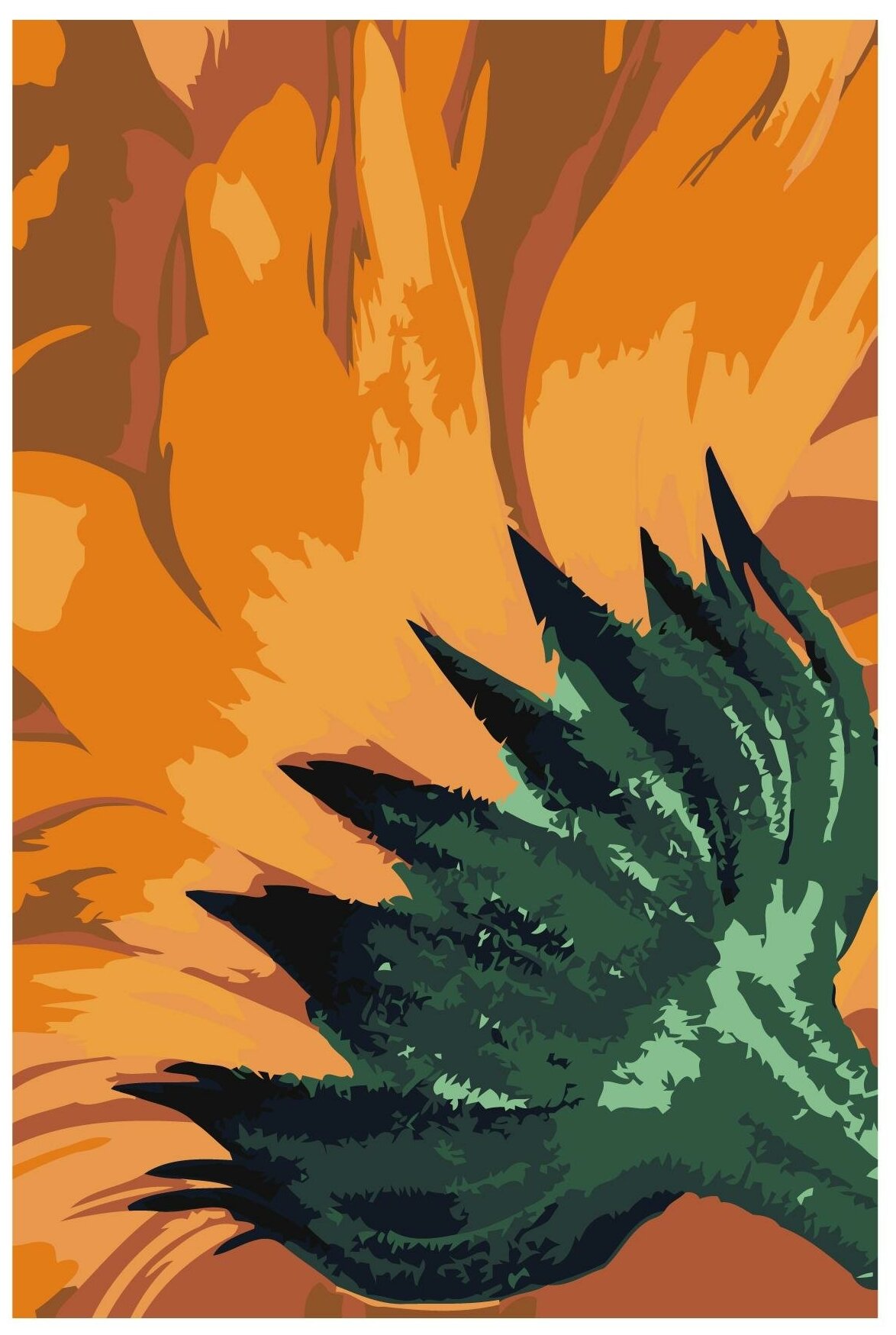 Картина по номерам, "Живопись по номерам", 40 x 60, F68, цветок, макро, жёлтый, подсолнух