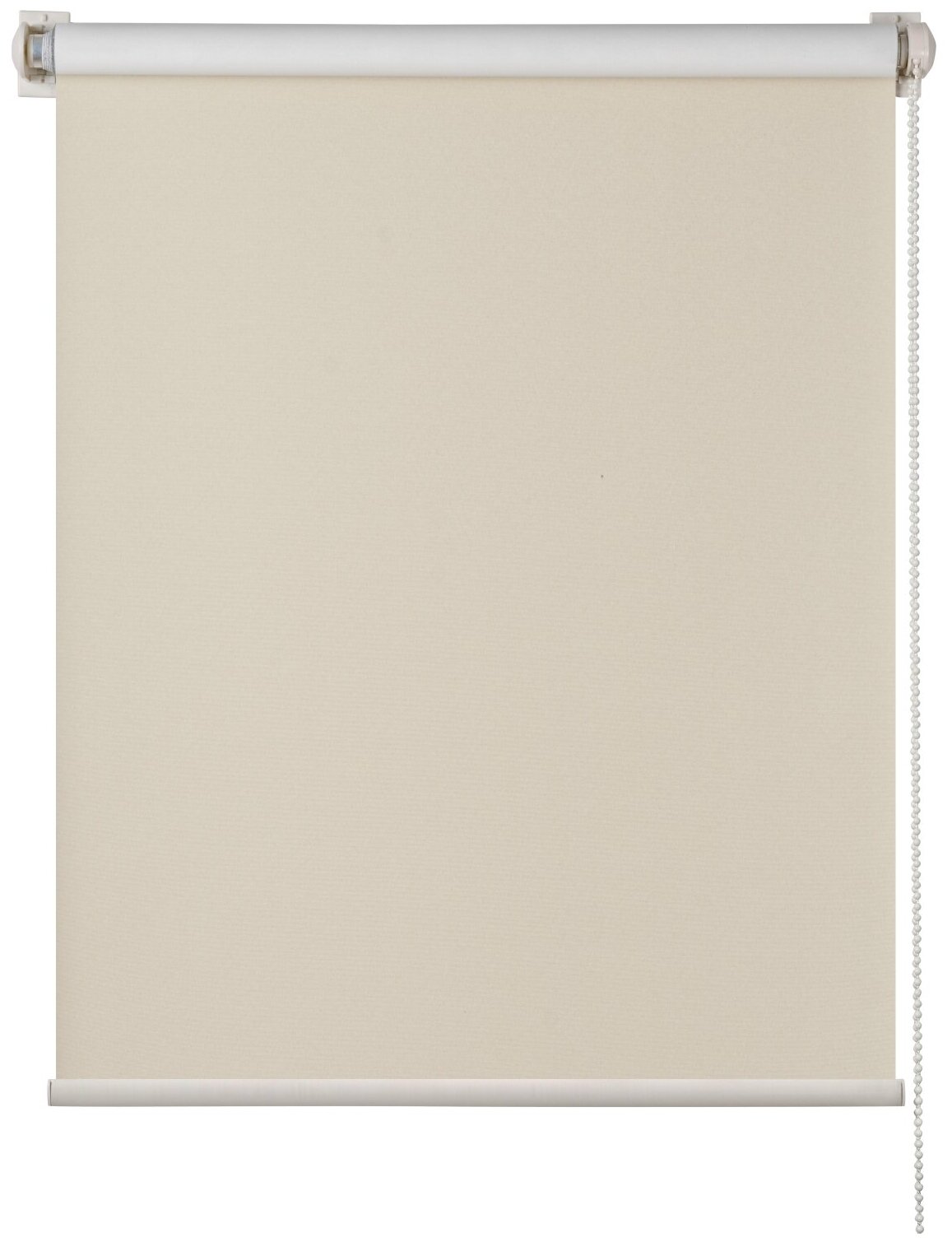 Рулонная штора mini ПраймДекор, полиэстер, Blackout, ваниль, 90х170"