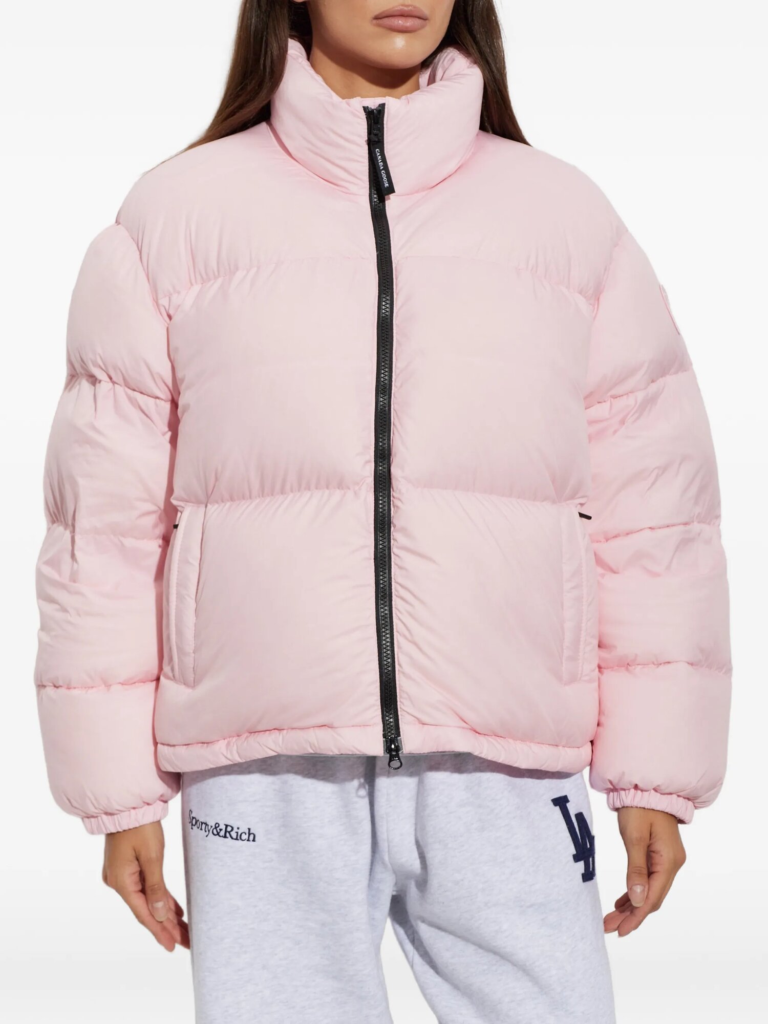 Куртка CANADA GOOSE Fallon down jacket, размер 40, розовый — фото 1