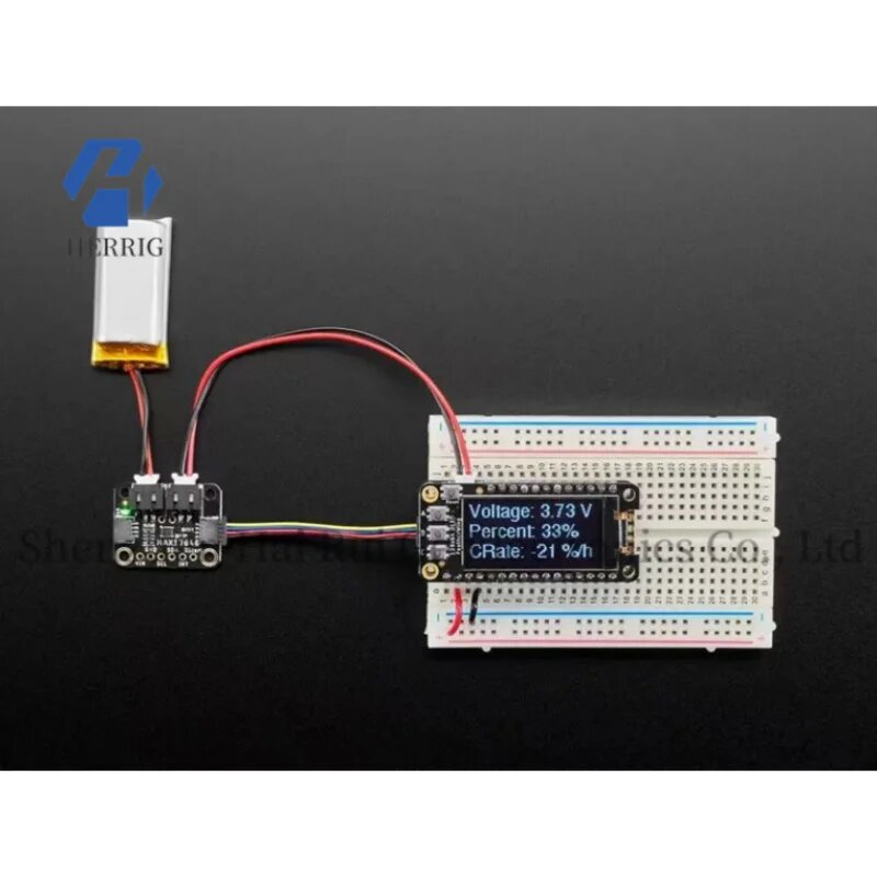 1 шт. 5580 MAX17048 указатель уровня топлива и монитор батареи STEMMA JST PH и QT/Qwiic
