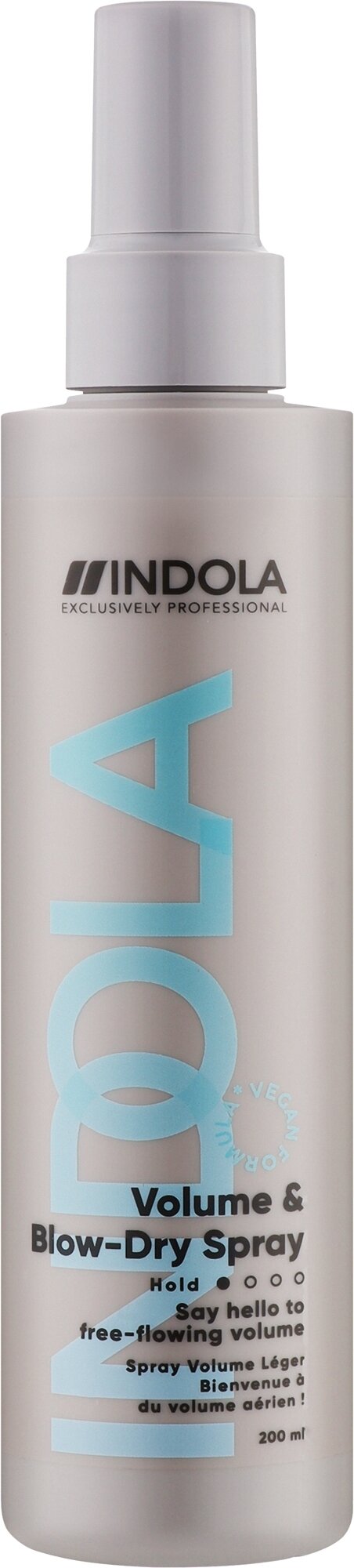INDOLA Volume & Blow-dry Spray - Спрей для быстрой сушки волос 200 мл