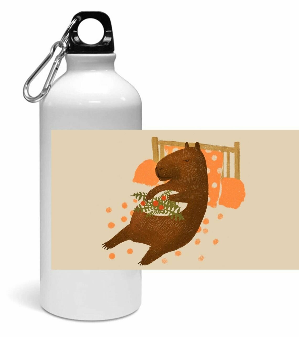 Спортивная бутылка MIGOM Капибара, Capybara - 0009