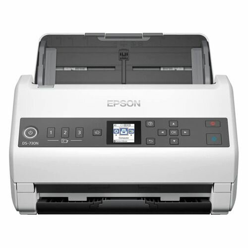 Сканер Epson WorkForce DS-730N белый [b11b259401/b11b259502]