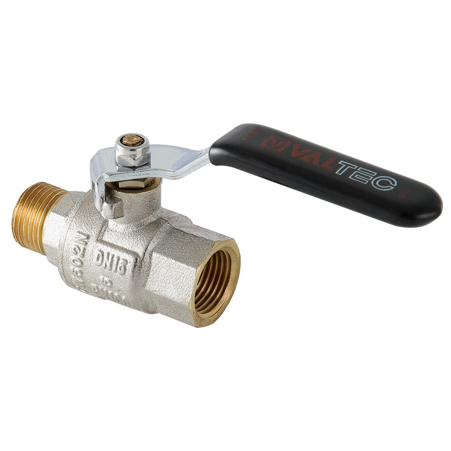 Кран шаровый 1"ВН VALTEC PERFECT черная ручка VT.315. N.06